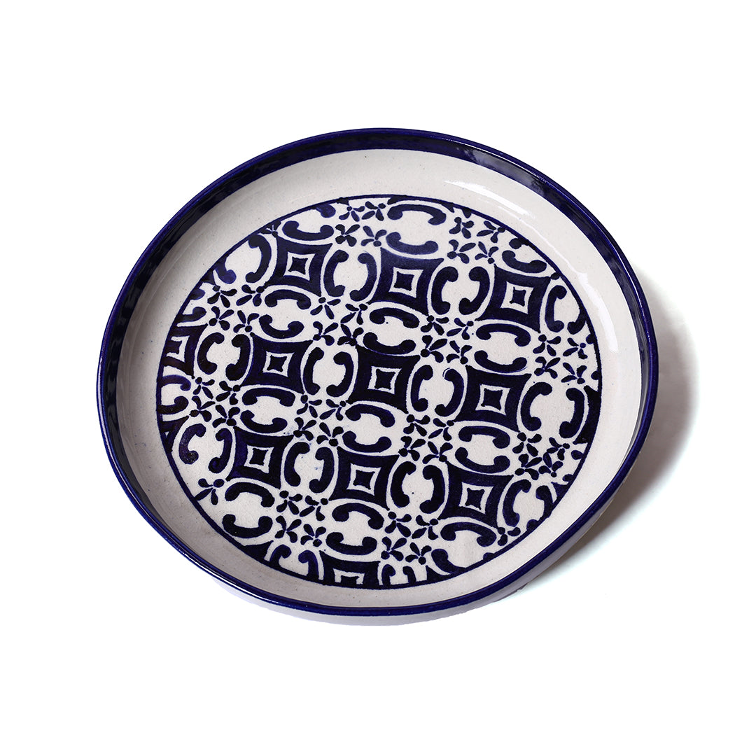 Geometric Platters - Dark Blue – TABLE WARE