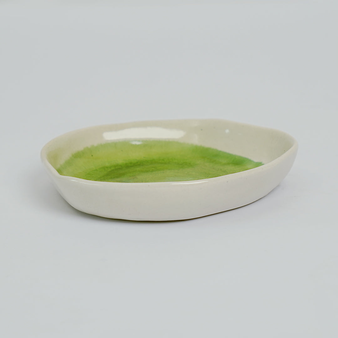 Splash Mini Plates - off white (Splash Green+Blue) – TABLE WARE