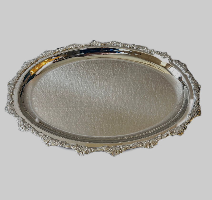 Oval Twisted Floral Large – TABLE WARE