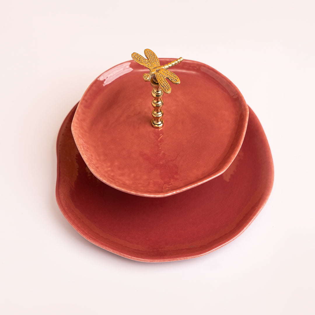 2-tier Ceramic Pastry Stand Mini – TABLE WARE